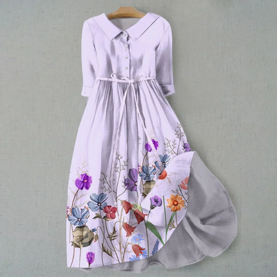 Ava | Summer Floral A-Line Dress – Isla & Anna Queenstown